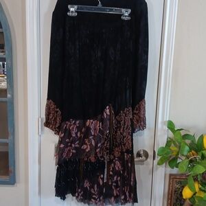 Spencer Alexis | Dresses | Spencer Alexis 2 Pc Evening Burnout Bodice ...
